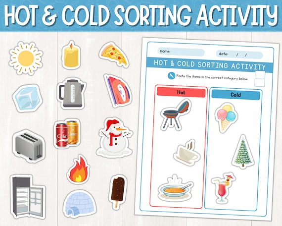 Fichas De Objetos Frios Y Calientes