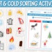 Hot and Cold Sorting Activity, Printable Hot or Cold Worksheets ...