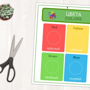My First 100 Russian Words | Printable Russian-english Picture ...