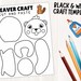 Printable Beaver Craft Template for Kids | Canada Day Activity | Summer ...