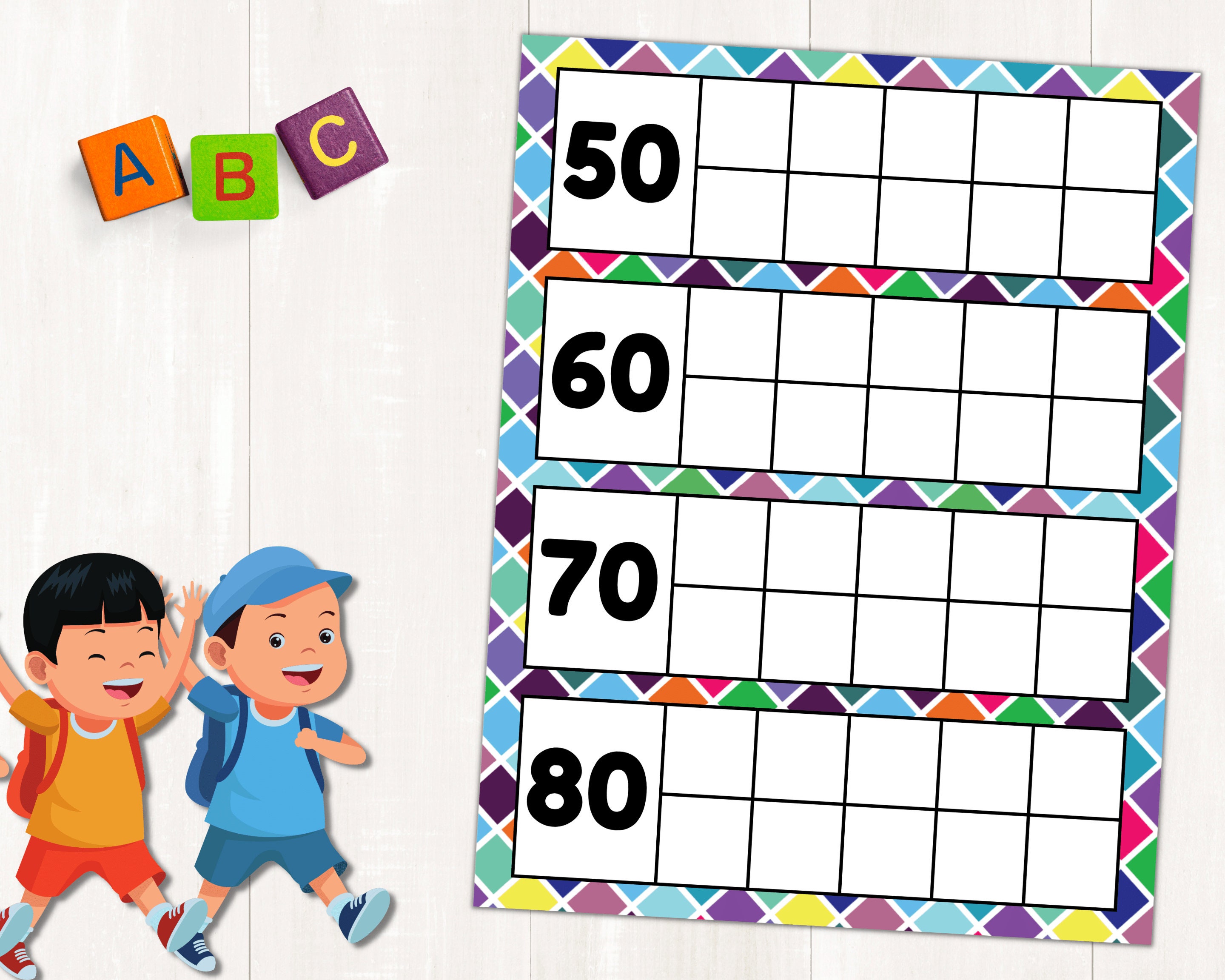 Calendar Ten Frames | Counting the Days of School | Back to School ...