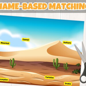 Animal Habitats Matching Activity | Animals and Their Habitats Matching ...