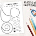Printable Snail Craft for Kids | Spring Activities | Build a Snail ...