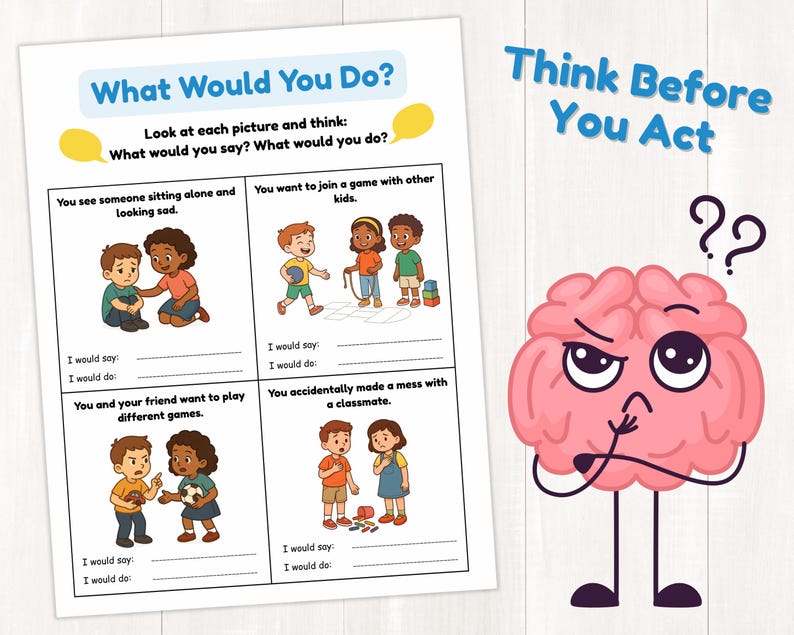 Communication Skills Worksheets for Kids | Cheat Sheet | 12-page SEL ...