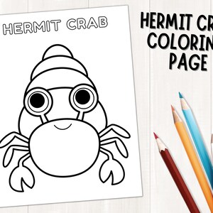 Hermit Crab Craft | Sea Life Activity | Ocean Animals Craft | Cut ...