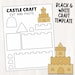 Printable Sand Castle Craft Template | Summer Craft Activity | Build a ...