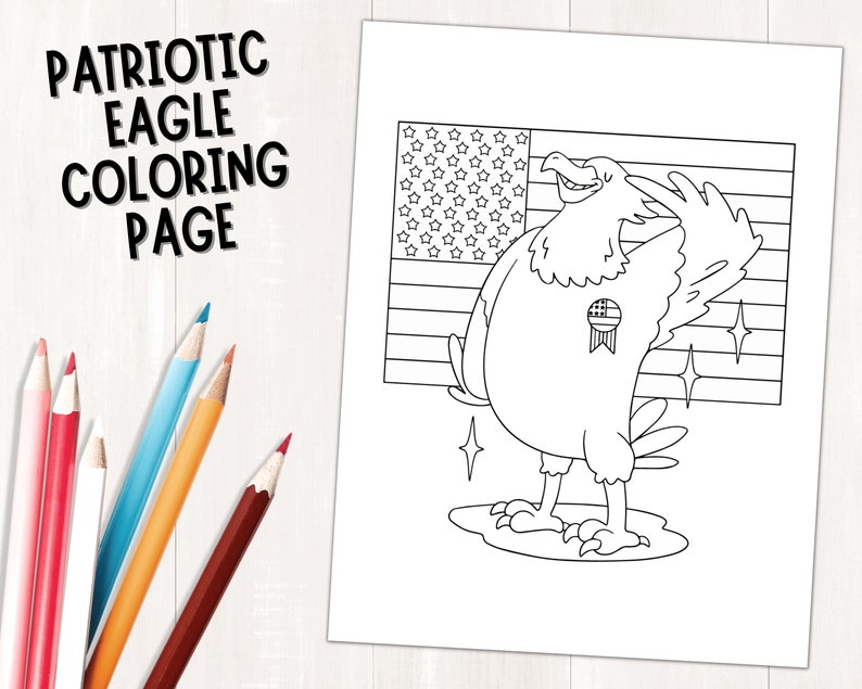 Printable Patriotic Eagle Craft | September 11th | Patriot Day Craft ...