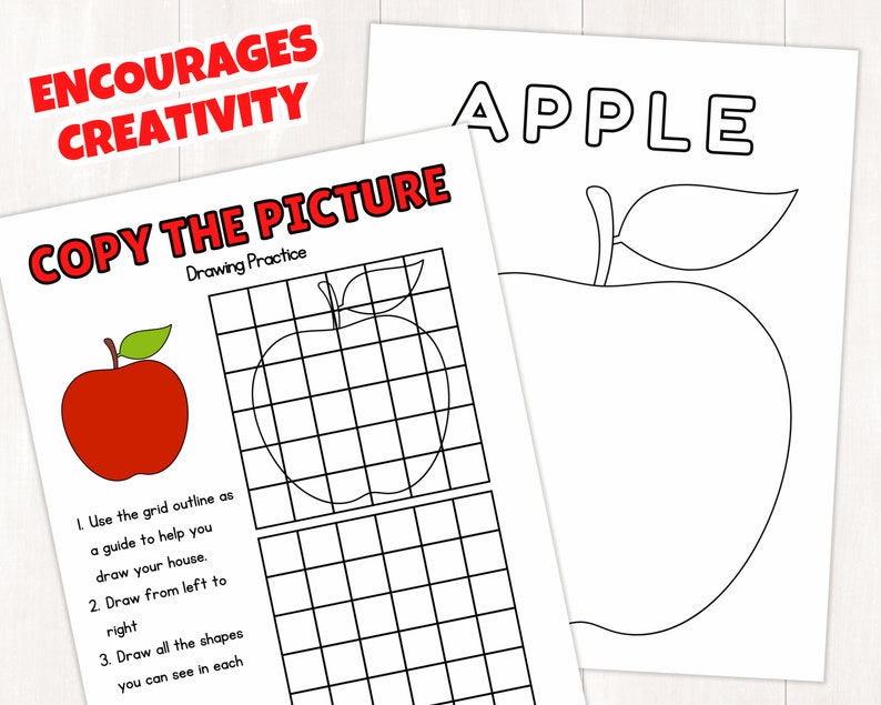 Printable Apple Activity Pack for Kids | Apple Fall Worksheets | Apple ...
