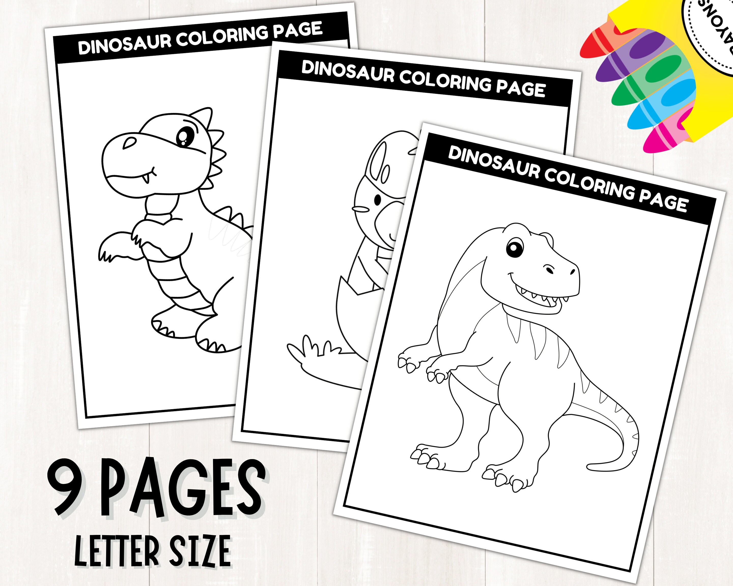 Printable Dinosaur Coloring Pages Dinosaur Activity for Kids Dino Kids ...