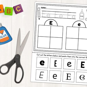 Alphabet Letter Sort Worksheets | Lowercase and Uppercase Letters ...