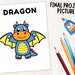 Printable Dragon Craft for Kids | Fairytales Activities | Build a ...