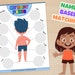 Body Parts Matching Activity | Preschool Activity | Parts of the Body ...