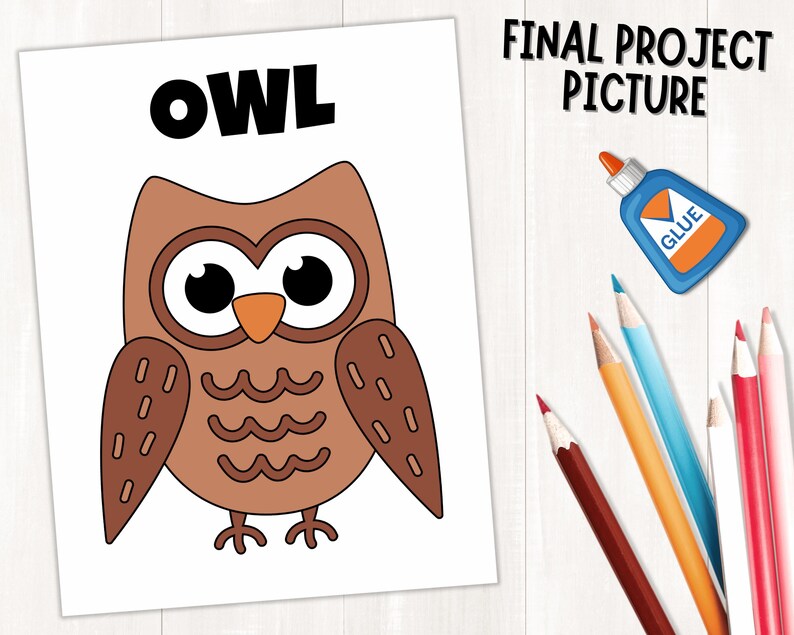 Printable Owl Craft Template for Kids | Fall Crafts & Activities ...