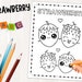 Printable Fun Fruits Coloring Pages for Kids, Summer Coloring Sheets ...