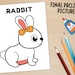 Printable Rabbit Craft Template | Farm Animal Craft | Build a Rabbit ...