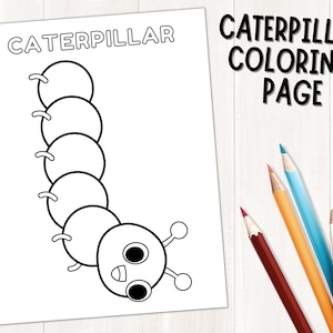 Printable Caterpillar Craft, Spring Activities, Insect Craft ...
