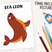 Sea Lion Craft for Kids | Printable Ocean Animal Cut & Paste Activity ...