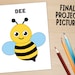 Bee Craft Printable Template | Spring Activities | Bee Coloring Page ...