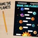 Name the Planets Worksheet Planets Quiz Printable Solar System ...