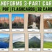Landforms Montessori 3-part Cards Types of Landforms Flashcards With ...