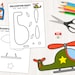 Printable Helicopter Craft | Transportation Craft | Helicopter Cut ...