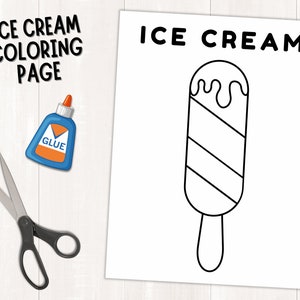 Printable Ice Cream Craft | Build an Ice Cream | Summer Craft Activity ...