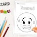 Emotions Coloring Pages for Kids | Social Emotional Learning | Emotions ...