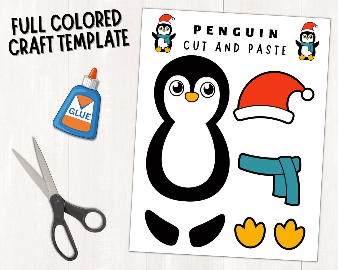 Penguin Craft for Kids | Arctic Habitat Activities | Polar Animal ...