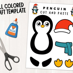 Penguin Craft for Kids | Arctic Habitat Activities | Polar Animal ...