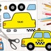 Printable Taxi Craft | Transportation Craft | Build a Taxi Cab | Cut ...