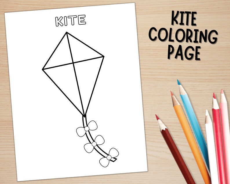 Kite Craft for Kids | Spring Activities | Build a Kite | Cut and Paste ...