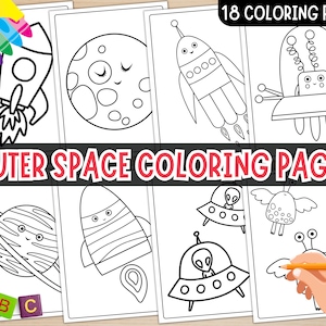 Printable Outer Space Coloring Sheets | Astronaut Coloring Pages for ...