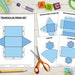 Cutout 3D Shape Nets Craft Activity Worksheets, Build 3D Shapes ...