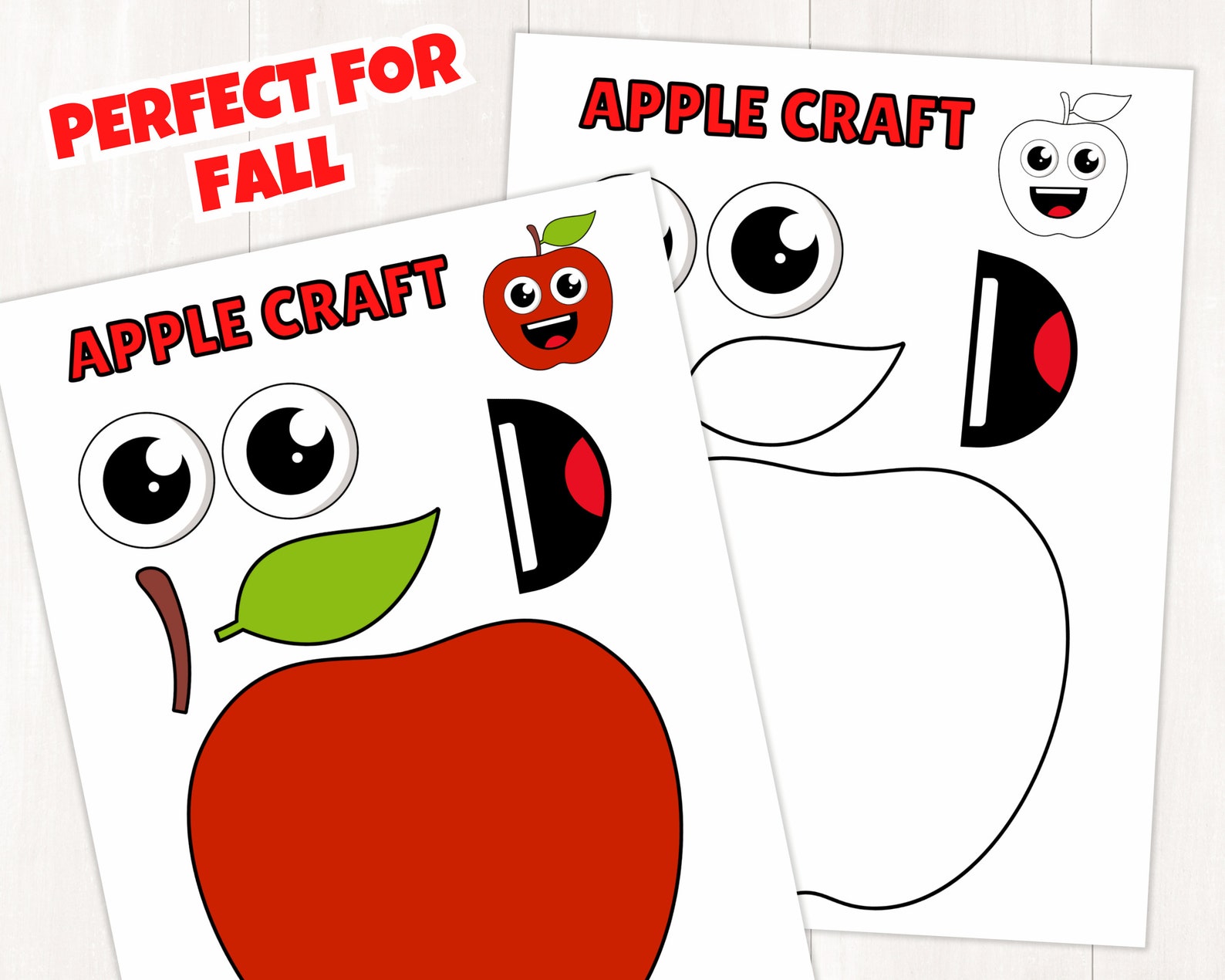 Printable Apple Activity Pack for Kids | Apple Fall Worksheets | Apple ...