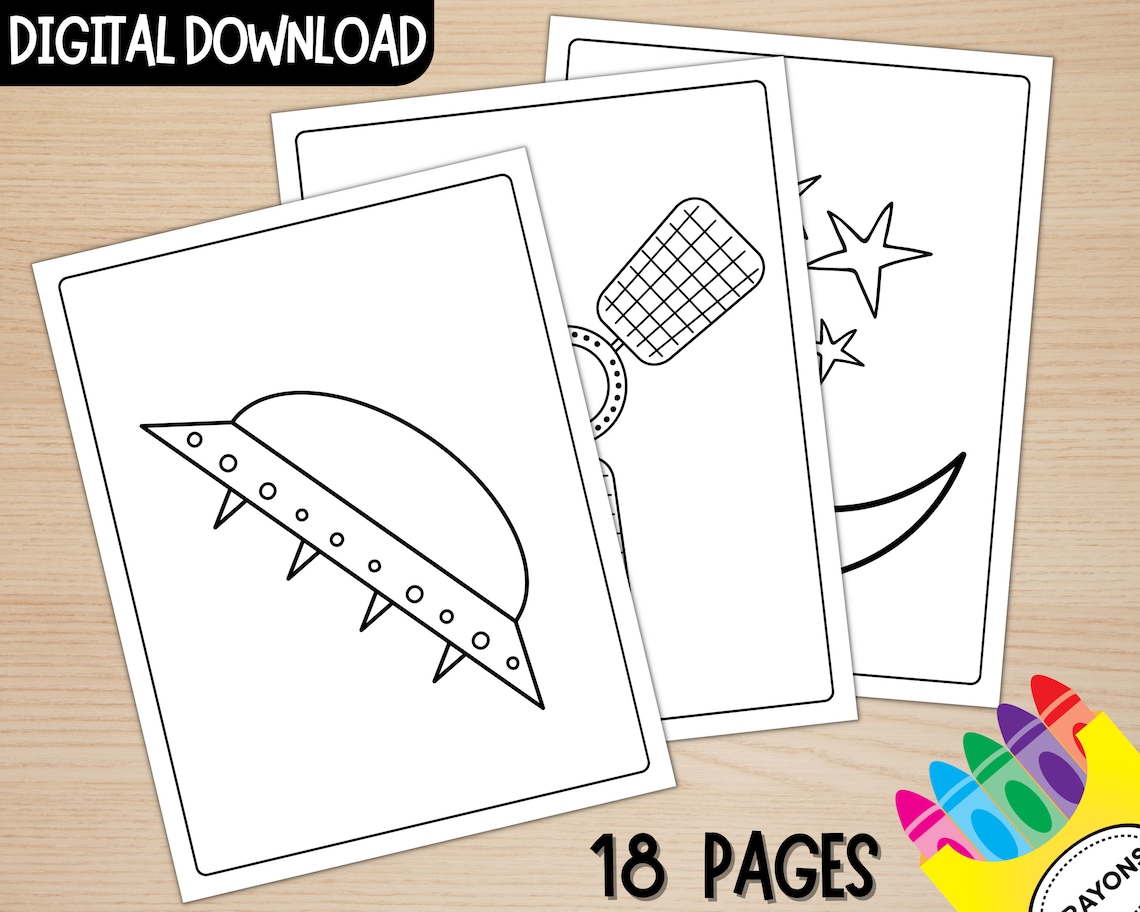 Printable Outer Space Coloring Sheets | Astronaut Coloring Pages for ...