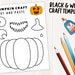 Printable Pumpkin Craft for Kids | Halloween Activities | Color, Cut ...