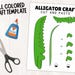 Printable Alligator Craft Template | Reptile Activities | Zoo Animal ...