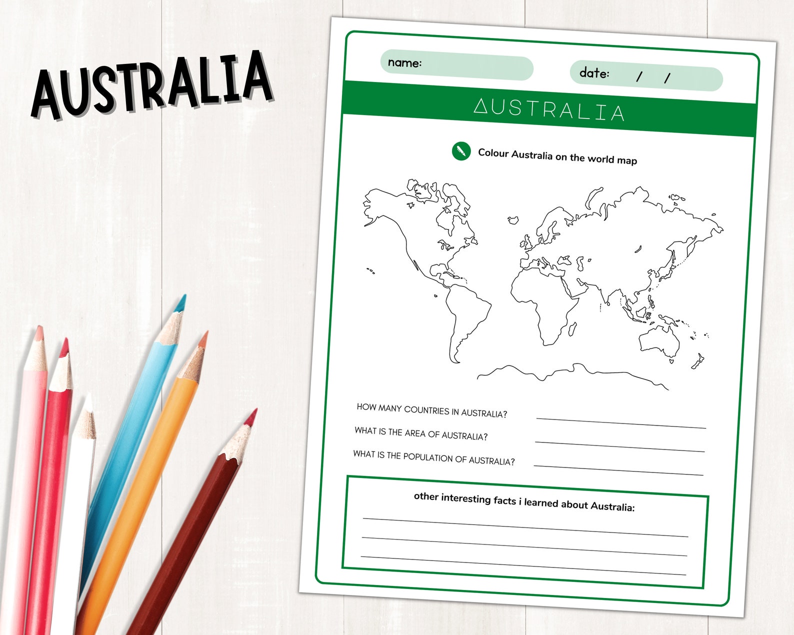 The 7 Continents of the World Worksheets Continents Labeling Worksheet ...