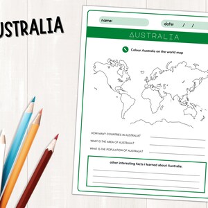 The 7 Continents of the World Worksheets | Continents Labeling ...
