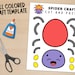 Printable Spider Craft Halloween Craft Kids Cut & Paste Activity Indoor ...