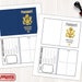 Printable US Passport for Kids, Pretend Passport Book for Travel ...