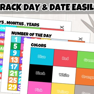 Printable Morning Board I Kids Daily Calendar I All About Today I ...