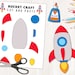 Printable Rocket Craft Outer Space Activities Build a Rocket Space ...
