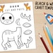 Printable Deer Craft Template | Forest Animal Crafts | Farm Animals ...
