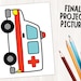Printable Ambulance Craft, Transportation Craft, Build an Ambulance ...