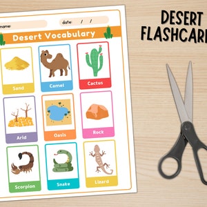 Printable Desert Worksheets for Kids | Desert Animals Activities ...