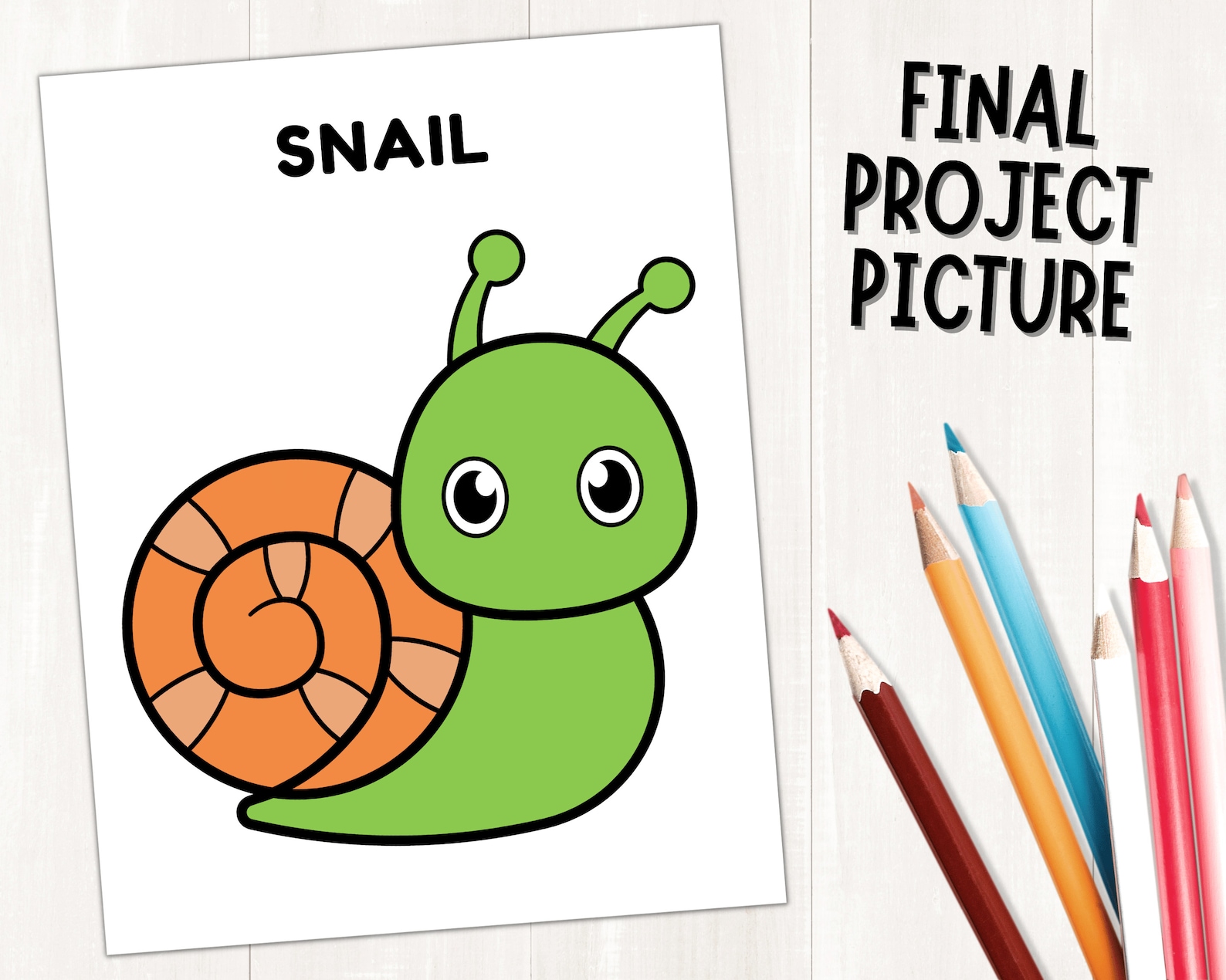 Printable Snail Craft for Kids | Spring Activities | Build a Snail ...
