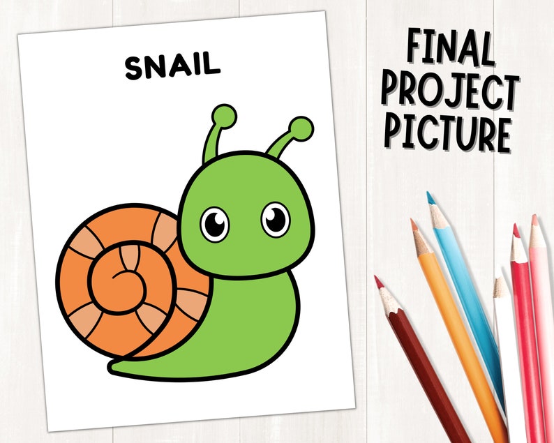 Printable Snail Craft for Kids | Spring Activities | Build a Snail ...
