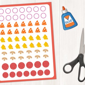 Make Your Own Pizza Activity Sheets | Pizza Craft Printable Template ...