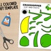 Grasshopper Craft | Printable Template | Insect Craft Activity ...